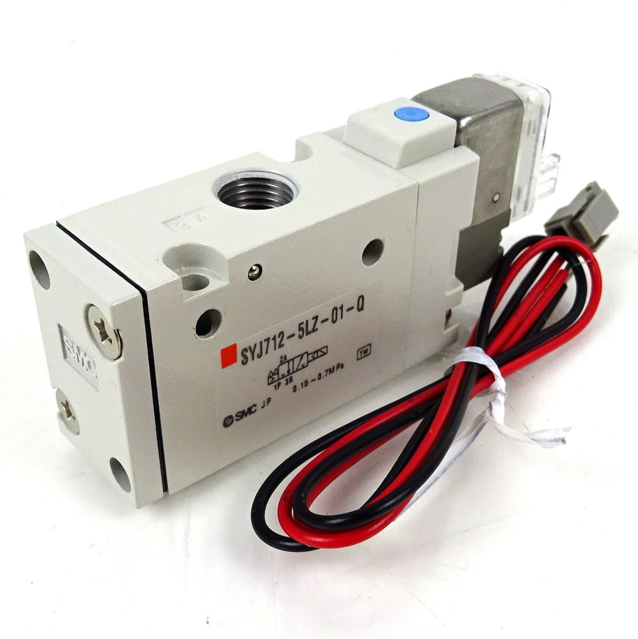 Solenoid Valve SYJ712-5LZ-01-Q SMC 3/2 0.15-0.7MPa 24VDC - Axxa - Motor Control & Automation